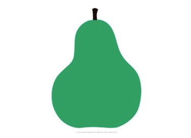 Due, La Pera - green pear - by Enzo Mari - Film and Furniture