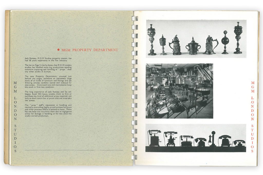 MGM Studios vintage brochure reveals secrets from the past - Film and ...