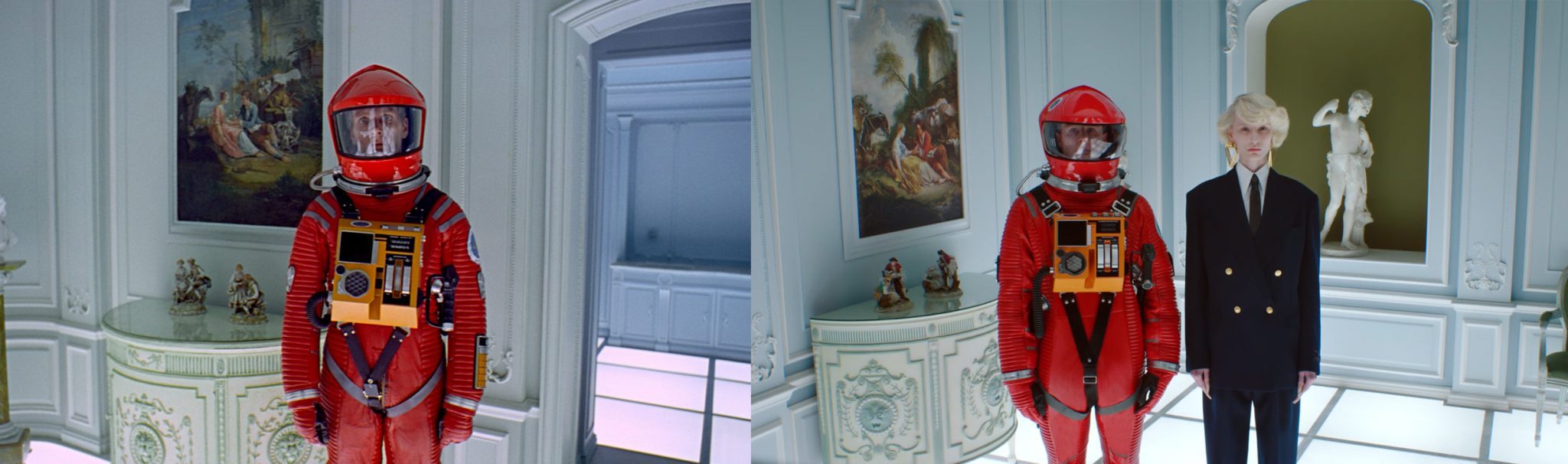 A breakdown of Kubrick scenes honoured in the Exquisite Gucci campaign ...