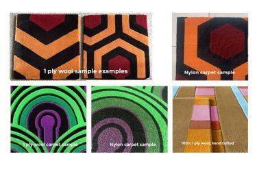 Hicks’ Hexagon officially licensed carpet, designed by David Hicks, as ...