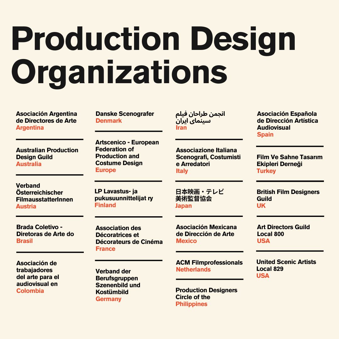 October's inaugural International Production Design Week celebrates the ...