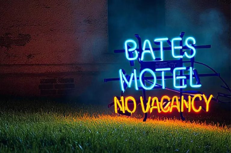Bates Motel Neon Sign - Film and Furniture